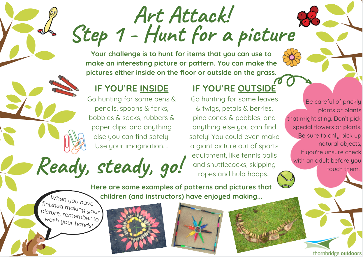 Activity Week 3 - Art Attack - Thornbridge Outdoors