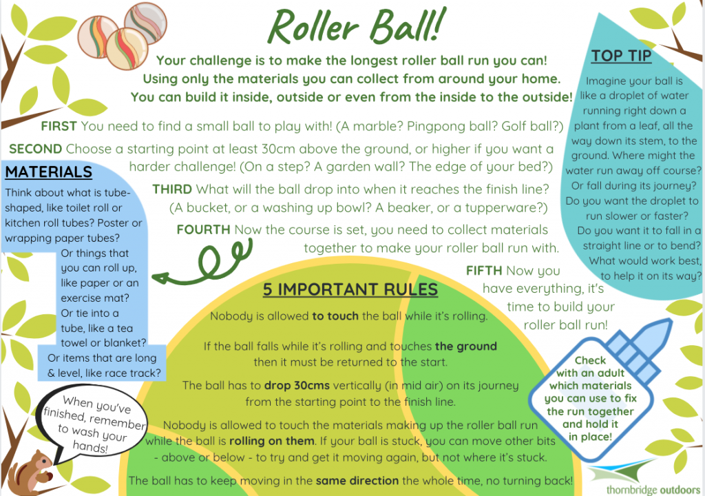 Activity Week 4 - Roller Ball - Thornbridge Outdoors