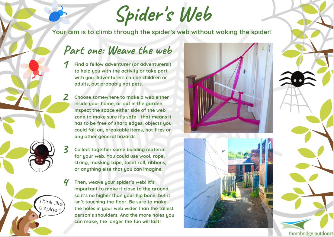 Activity Week 7 - Spider's Web - Thornbridge Outdoors