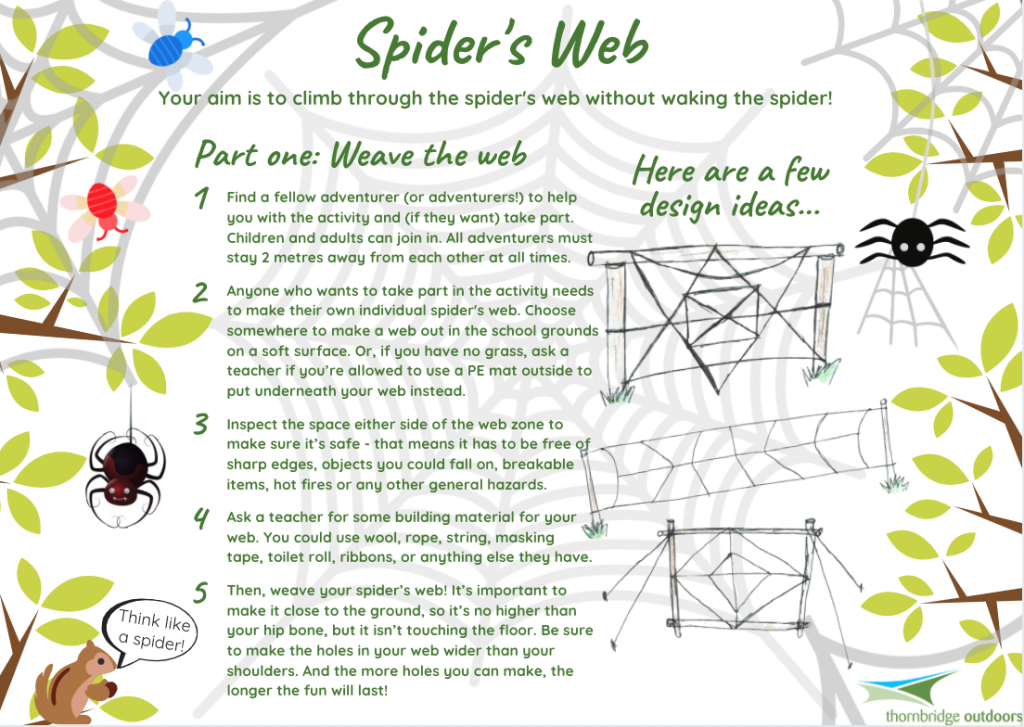 Activity Week 7 - Spider's Web - Thornbridge Outdoors