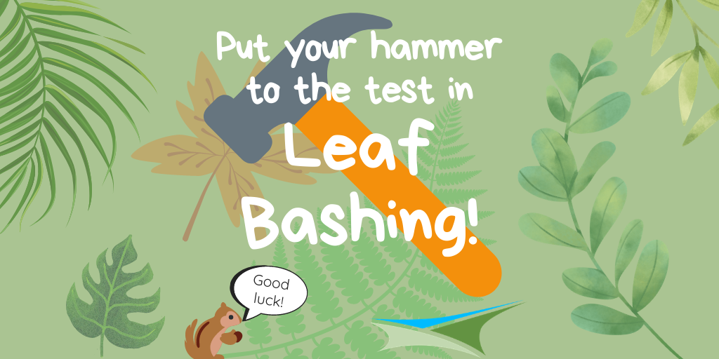 Activity 20 - Leaf Bashing - Thornbridge Outdoors